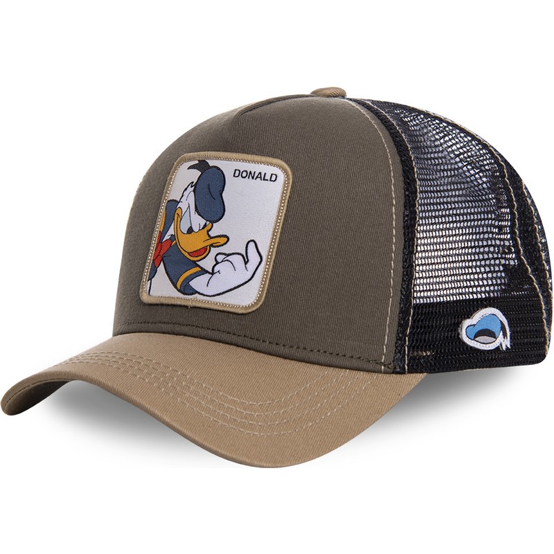 Capslab Donald Duck DON1 Disney Trucker Cap braun: Caphunters.de