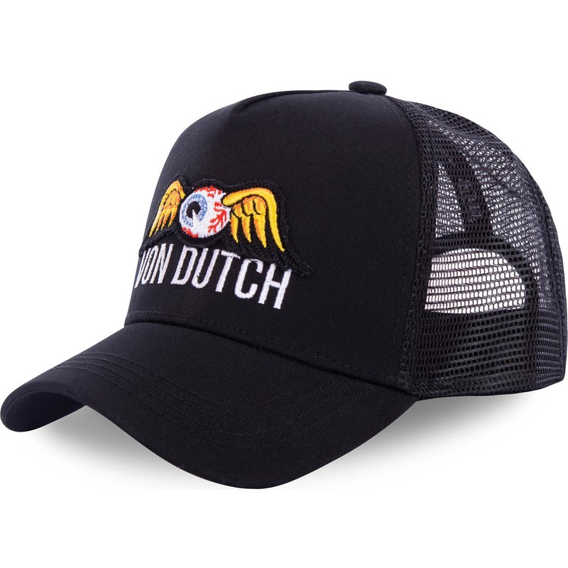Von Dutch EYEPAT3 Black Trucker Hat: Caphunters.de